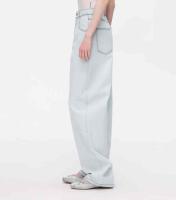 China Banana Cut Curved Design Flattering Straight Leg Jeans Various Body Types for sale