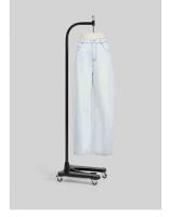 China Banana Cut Curved Design Flattering Straight Leg Jeans Various Body Types for sale
