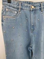 China Star like studs on the legs Denim Bottom for a unique, standout look for sale