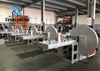 China Low Noise V Bottom Paper Bag Machine Flour Brown Paper Bag Making Machine 380V for sale
