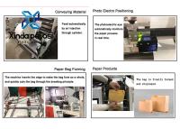 China Kfc V Bottom Food Paper Bag Making Machine Fully Automatic With Printing for sale