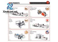 China 380V 50Hz Automatic Kraft Food Paper Bag Production Machine With Flat Handle for sale