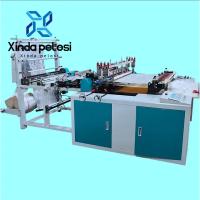 China Horizontal Type PE Zipper Bag Making Machine With Auto Zipper Attaching System for sale