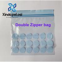 China 30-160pcs/Min Auto Button Zipper Bag Machine PE Bag Making Machine 9kw for sale