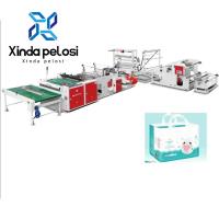 China 220V 50Hz Plastic Diaper Bag Forming Machine With Fold String Handle for sale