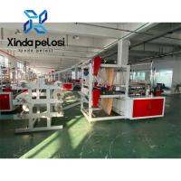 China 420mm Flat Bottom OPP POF Bag Sealing And Cutting Machine High Efficiency for sale