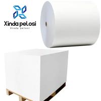 China Custom Recycled PE White Kraft Packaging Paper Roll 305GSM 335GSM for sale