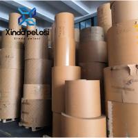China UV Coating Wood Pulp Paper Kraft Paper Jumbo Roll Matt Lamination for sale