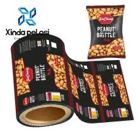 China Durable Plastic Bag Materials Printed Packaging Film Roll 100 Microns For Potato Chips for sale