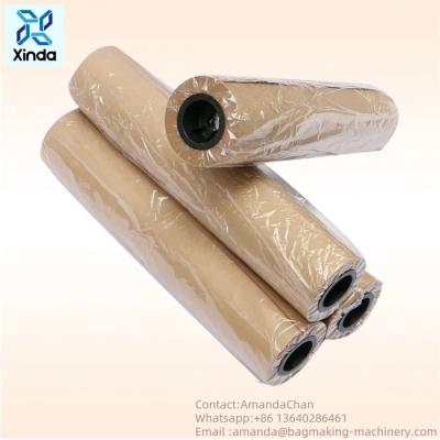 China Classic Style  Brown Kraft Paper Cowhide Packaging Paper-Sealed Wrapping Customizable Logo for sale