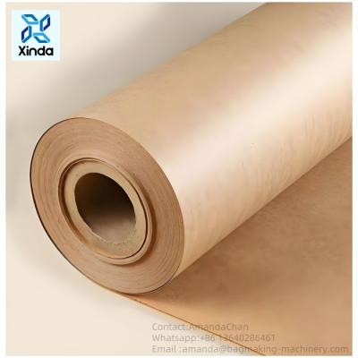 China Wholesale Kraft Paper Full Roll Base Paper Environmental Protection Kraft Paper Packaging for sale