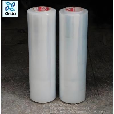 China Customized PE Stretch Film Wrap Film Express Packaging Self-adhesive Plastic Film Industrial Pallets for sale