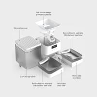 China Smart App Controlled Cat Feeder Single Basin Wifi Pet Feeder 5L for sale