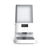 China APP Control Smart Pet Feeder Meal Adjustable Double Automatic Cat Feeder for sale