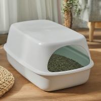 China Lightweight Cat Little Box Long Lasting Plastic Indoor Litter Box for sale