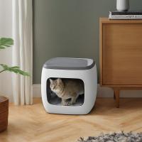 China Effective Odor Control Cat Little Box ABS Material  With Removable Lid for sale