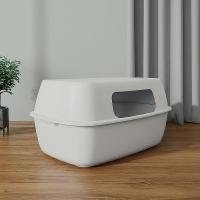 China Plastic Small Kitty Litter Box , Sturdy Open Top Dog Little Box for sale