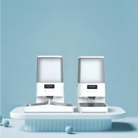 China Detachable Washable Smart Pet Feeder Double Basin Wifi Cat Feeder for sale