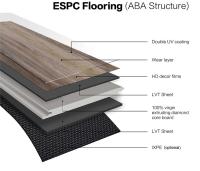 China SPC Waterproof Vinyl Tile 4mm-6mm Thickness Wood Stone Polymer Composite Click Flooring for sale