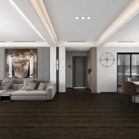 China WPC Vinyl Click Flooring 6x36 Inch Waterproof Fireproof Wear Resistant Plank for sale