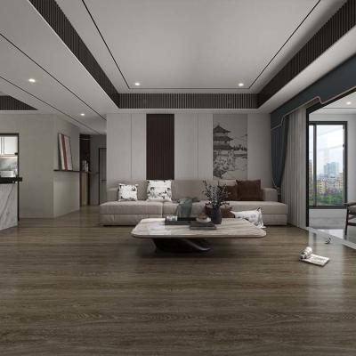 China 6x48 Inch Glue Down Vinyl Sheet Flooring 2.0mm to 5.0mm Thickness PVC Dry Back for sale
