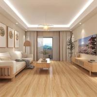 China 7mm WPC Vinyl Flooring 6x36 Inch Wood Plastic Composite Planks Hydri Core for sale