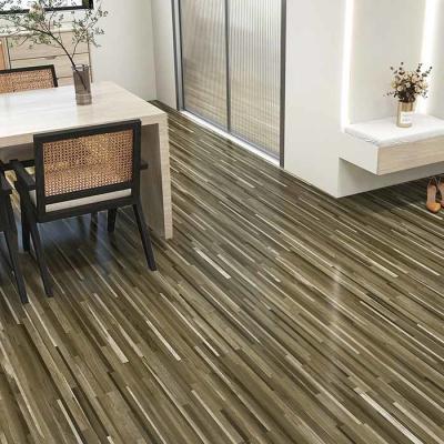 China Wood Look Glue Down Vinyl Flooring 5.0mm 12x24 Inch Dry Back PVC Plank for sale