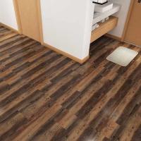 China 4mm SPC Click Lock Vinyl Flooring 7x48 Inch Waterproof Anti Corrosion for sale