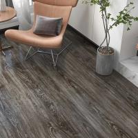 China 6x48 Inch SPC Vinyl Click Flooring Fireproof 3.0mm to 5.0mm Thick for sale
