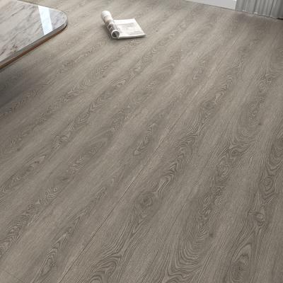 China Light Embossed WPC Vinyl Flooring 5.0mm 6.0mm Click System Home Decoration for sale