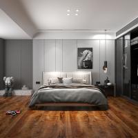 China UV Coating LVT Click Flooring 6x36 Inch Anti Slip 5.0mm Unilin Click for sale