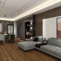 China 4mm 5mm WPC Luxury Vinyl Plank 9x48 Inch Wood Grain Flooring for sale