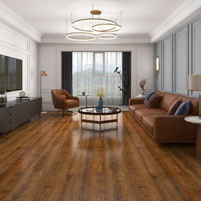 China Fire Resistance Peel and Stick Vinyl Flooring 6x36 Inch Self Adhesive No Smell B1 Grade for sale