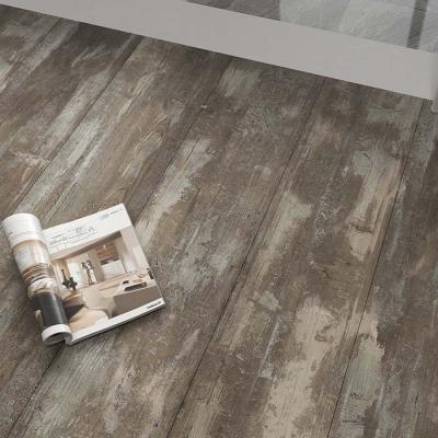 China Self Adhesive PVC Vinyl Flooring 6x36 Inch Peel and Stick Bathroom Tile Waterproof for sale