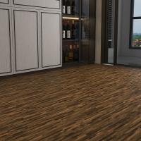 China WPC Vinyl Click Flooring 1218x180mm with IXPE Underlayment Fireproof Waterproof for sale