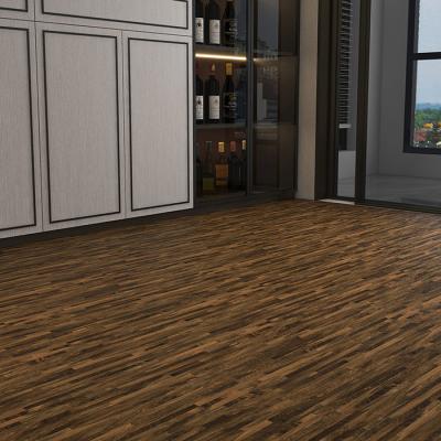 China WPC Vinyl Click Flooring 1218x180mm with IXPE Underlayment Fireproof Waterproof for sale