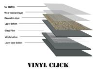 China 0.1mm-0.7mm Stone Effect LVT Click Flooring Light Scratch Protection for sale