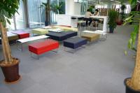 China Soft Seamless Woven Vinyl Flooring Anti Slip 2.5mm 3.0kg/m² Living Room for sale