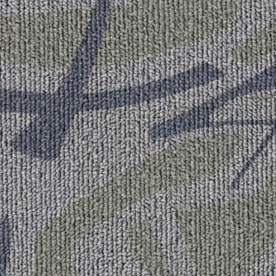 China UV Coating Glue Down Vinyl Flooring Anti Slip 18x18 Inch Carpet Tiles 2.0mm Thick for sale