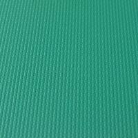 China Green Vinyl Athletic Gym Flooring 4.5mm Non Toxic Double Sided Adhesive PVC Sports Flooring for sale