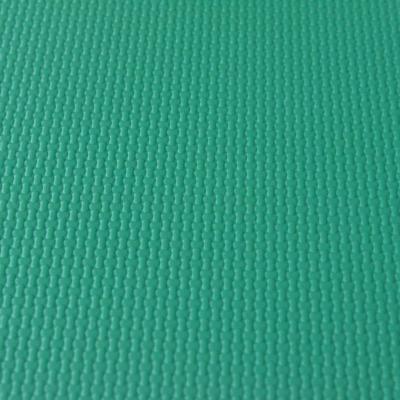 China Green Vinyl Athletic Gym Flooring 4.5mm Non Toxic Double Sided Adhesive PVC Sports Flooring for sale