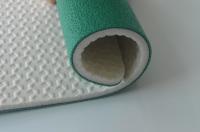 China 6.0mm PVC Sponge Basketball Gym Floor Covering Crystal Pattern Roll 1.8m x 20m for sale