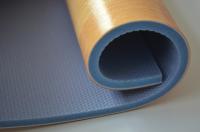 China 100% Pure PVC Sports Flooring 4.5mm Waterproof Badminton Court Roll for sale