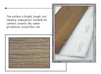 China Fire Resistance Peel and Stick Vinyl Flooring Kitchen 12x24 Inch No Smell B1 Grade for sale