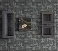 China Eco Friendly Non Slip PP Carpet Tiles 50cm x 50cm Waterproof Garage Flooring for sale