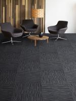 China Commercial 3mm Non Slip PP Carpet Tiles 50cm x 50cm for Garage Flooring for sale