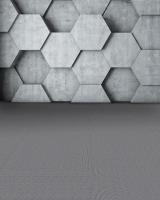 China SGS Non Slip Garage Flooring PVC Backing PP Carpet Tiles 50cm x 50cm for sale