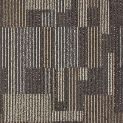 China 100% PP Non Slip Carpet Tiles 500x500mm PVC Backing for Garage Bedroom Flooring for sale