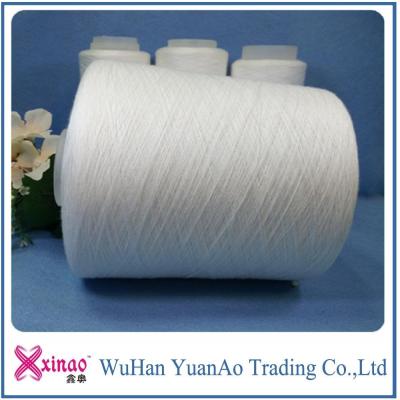 China 100% Polyester Twist Ring Spun Polyester Yarn Raw White Material or Dope Dyed Color for sale