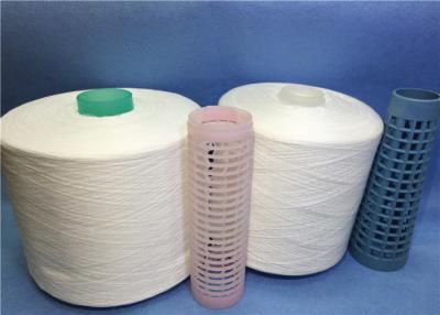 China 1.4175kg / cone Raw white 100% Polyester Yarn Ring Spun Paper Cone for sale